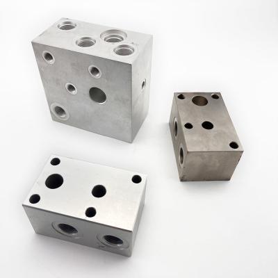 Cina Macchine di precisione su misura Valvola idraulica in alluminio anodizzato e blocchi speciali Metallo in vendita