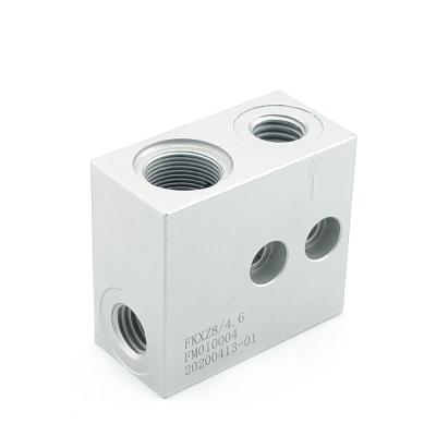 China Rohs gecertificeerd aangepast CNC-bewerking Hydraulisch cilinderblok voor aangepaste vereisten Te koop
