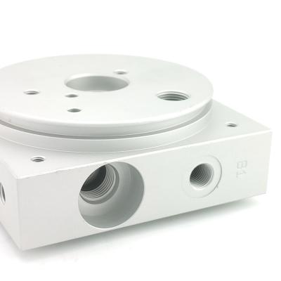 China Hydraulisch stroomsysteem van aluminium Hydraulische oliecircuitblok met tolerantie /-0,005 mm Te koop