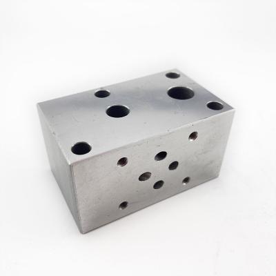 China Gepersonaliseerde CNC-gebewerkte kleppenadapters Hydraulisch manifoldblok voor hydraulische systemen Te koop