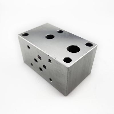 China Gepersonaliseerde CNC-gebewerkte kleppenadapters Hydraulisch manifoldblok voor hydraulische systemen Te koop