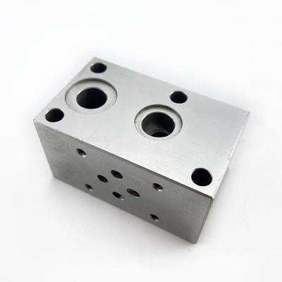 China Gepersonaliseerde CNC-gebewerkte kleppenadapters Hydraulisch manifoldblok voor hydraulische systemen Te koop