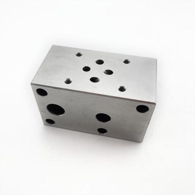 China Gepersonaliseerde CNC-gebewerkte kleppenadapters Hydraulisch manifoldblok voor hydraulische systemen Te koop