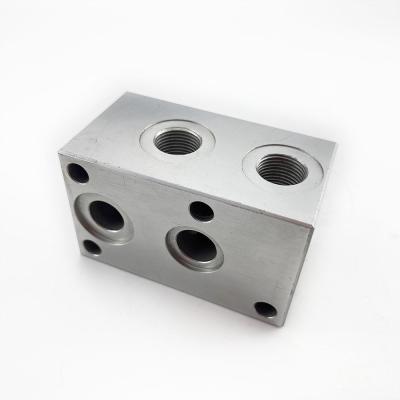 China Gepersonaliseerde CNC-gebewerkte kleppenadapters Hydraulisch manifoldblok voor hydraulische systemen Te koop