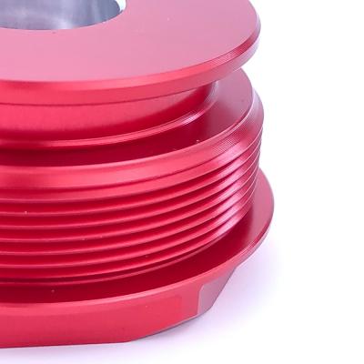 China UTV/ATV-schokken Rode geanodiseerde CNC-onderdelen Hydraulische onderdelen Certificering RoHS Te koop