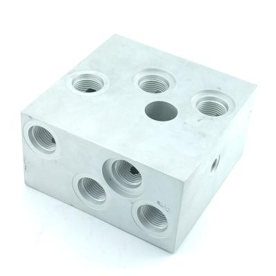 China Bloque de manivela de válvula hidráulica de precisión de fresado CNC en venta