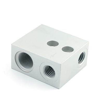 China RoHs Stainless Steel Customized CNC Milling Hydraulic Manifold Valve Blocks by Ningbo for sale