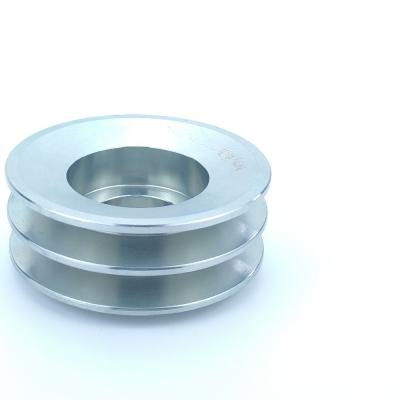China V Belt Pulleys Sheaves Wheel Pulley Chain Block Double Blocks Lifting Grooved Cast for sale
