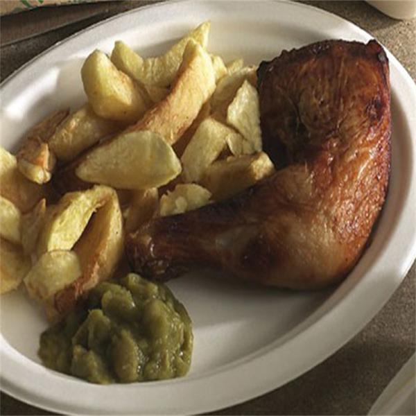 Quality Wholesale Disposable Custom Paper Plates 6-10 inch Sugarcane Bagasse Tableware for sale