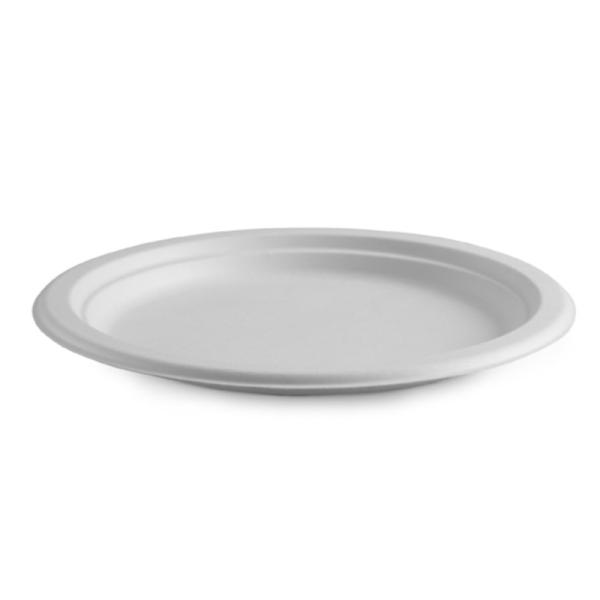 Quality Biodegradable 10 inch Heavy-Duty Bagasse round plates Compostable Eco-Friendly paper plates for birthday party for sale