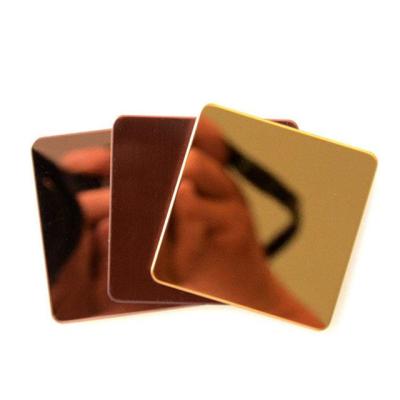 Cina La linea sottile dello strato di acciaio inossidabile dello specchio di Rose Gold 304 ha colorato il nero in vendita