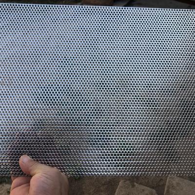 China Mill Edge Decorative Stainless Steel Sheet 0.12 Inch Hole Metal Mesh Sheet for sale