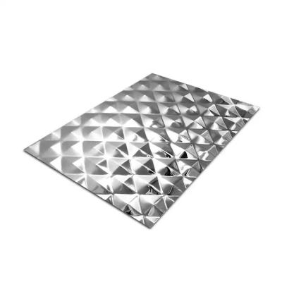 Cina 304 martello 3D in acciaio inossidabile foglio decorativo ondulazione d'acqua 8000mm lunghezza in vendita