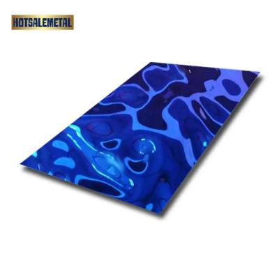 Cina BA 0-3mm Ss304 lamiera di acciaio inossidabile martellata lamiera metallica decorativa in vendita