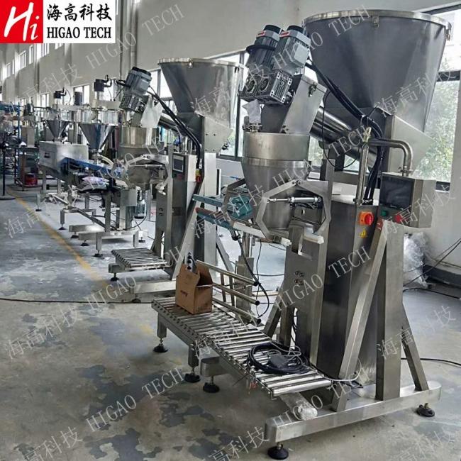 Customized Wheat Corn Maize Packaging Machine 25kg Flour Powder Packing Machine