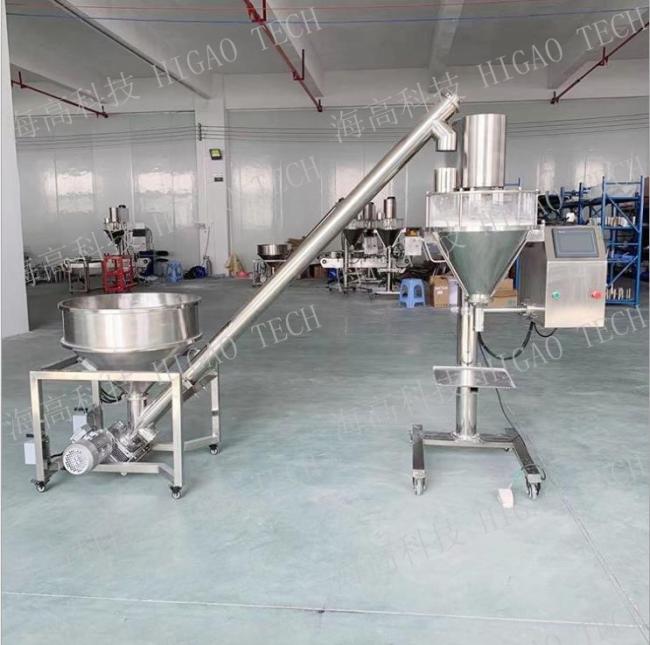 Factory Price Semi Automatic Auger Filler / Screw Dosing Dry Powder Filling Machine