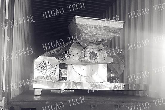 disk mill pulverizer with cyclone separator