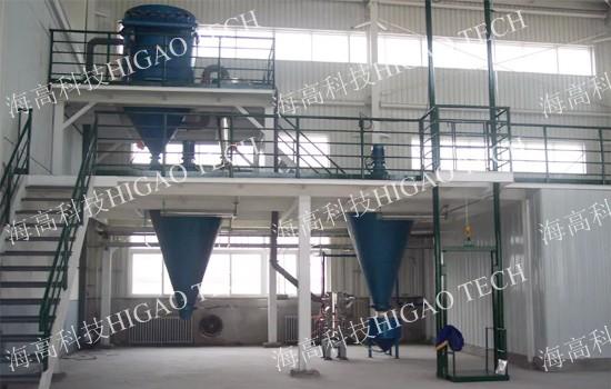fluidized bed jet milling machine