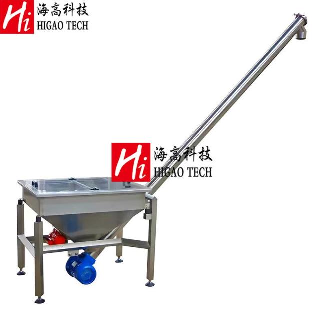 Stainless steel industrial auger screw conveyor machine
