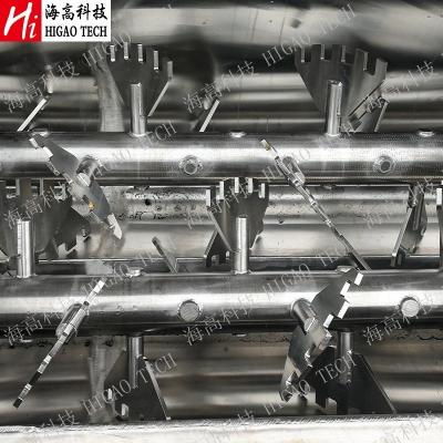 Cina 100L 30000L Impastatrice per polvere secca Miscelatore continuo per polvere di metallo per ceneri volanti in vendita