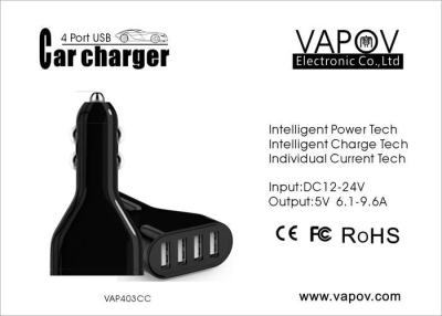 Cina Multi caricatore dell'automobile di USB di 4 porti per il PC della Tabella di Nokie N1 Apple Samsung in vendita