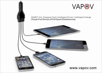 Cina L'alto potere 8,4 i 4 intelligenti Port il caricatore dell'automobile del telefono cellulare di USB per il dispositivo elettrico in vendita
