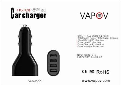 Cina Caricatore astuto dell'automobile di USB di 4 porti per il telefono cellulare e la compressa in vendita
