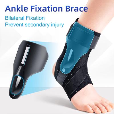 China Adjustable Ankle Stabilizer Brace Dual Support Ankle Brace for Sprain & Injury Recovery for sale