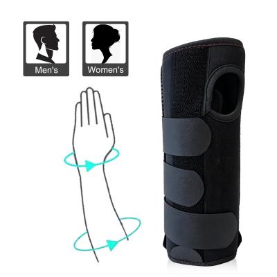 China Adjustable Metal Splint Wrist Support Brace for Carpal Tunnel & Sprain Recovery for sale