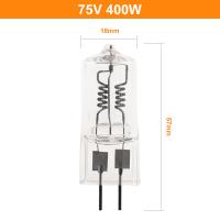 China 75V 400 Watt Halogen Bulb Single Ended GX6.35 Medium High Voltage for sale