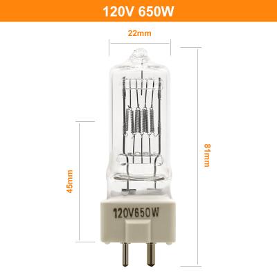 中国 650w 120vハロゲン球根の水晶ハロゲン取り替えの球根のフラッドライト 販売のため