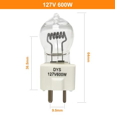 Cina fase del cineproiettore della lampada della lampada alogena di 127V 600w Gy9.5 che accende la lampada di bhc Dys della palla DYV in vendita