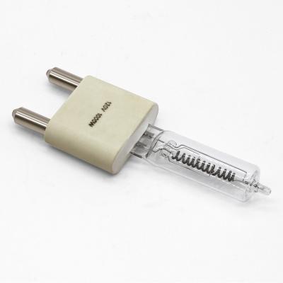 China 120V 1000W Quartz Infrared Halogen Lamp Projector Bi Pin Halogen Bulb 3200k G38 Bulb for sale