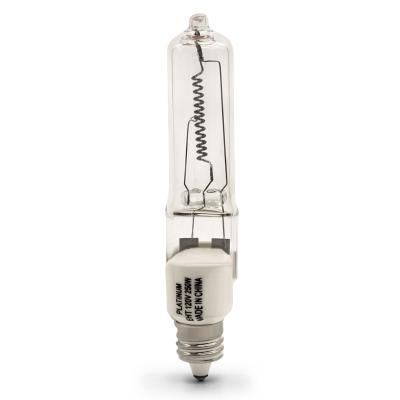 China de het Halogeenbollen 3000k van 120v 250w E11 ontruimen Mini Candelabra Base Lamps Te koop