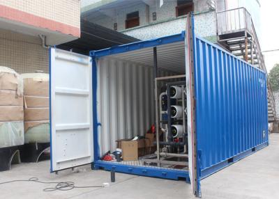 Cina attrezzatura d'officina salata da desalificazione dell'acqua di mare di osmosi inversa del sistema del RO del ³ 10m con il contenitore in vendita