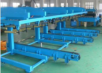 Color PPGI Trapezodial Steel Roof Roll Forming Machine Building , Roofing Roll Formers