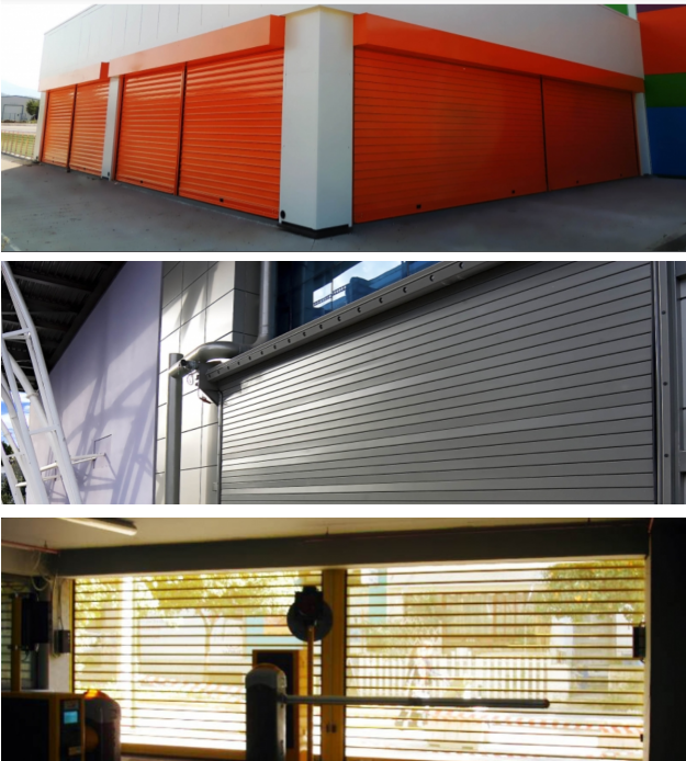 Rrolling shutter installation 