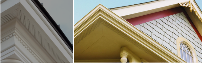Soffit panel usage