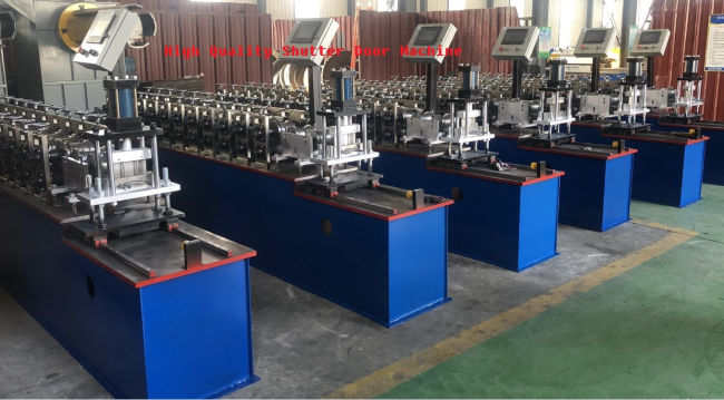 Rolling shutter machine