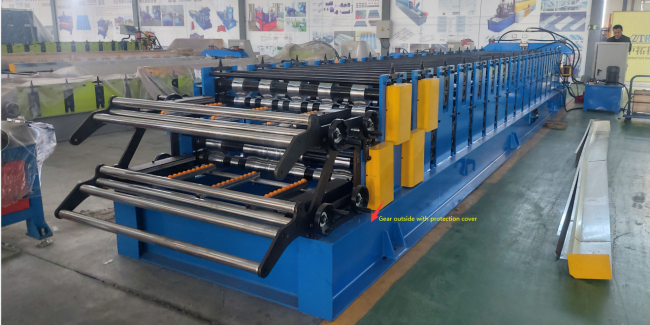 Details of metal roofing sheet machine