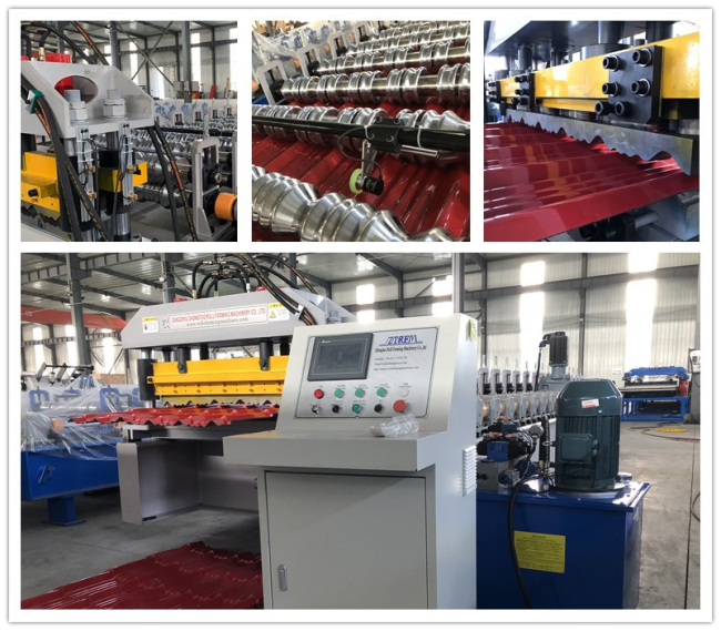 Elemente der Metalldeckungs-Blattmaschine