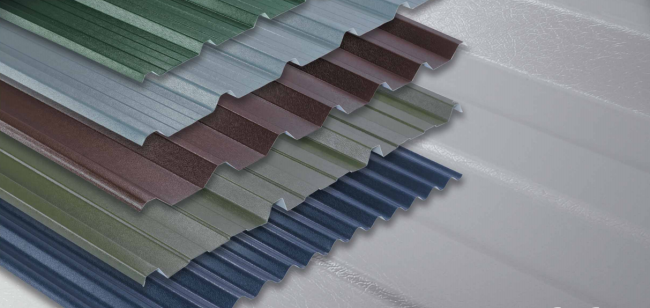 Metal roofing and wall profiles