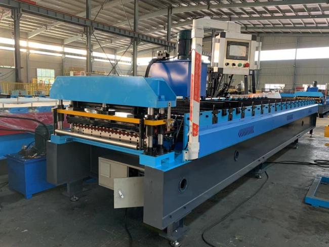 Single layer metal profile machine