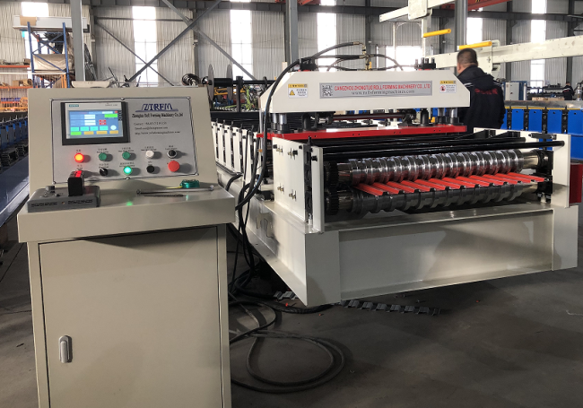 Australia type roller shutter garage doors rolling forming machine