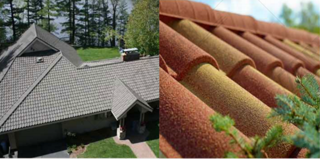 Stone coated tile usage 