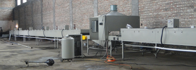 stone coated tile machine