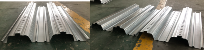 Composite metal floor decking