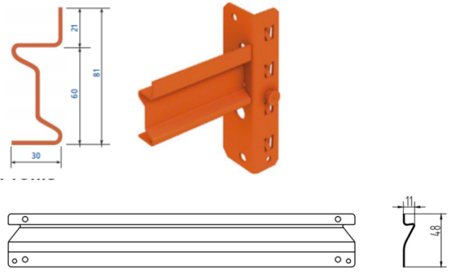 drawing profile of Z beam 