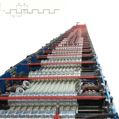 China Structural Ppgi Floor Decking Machine Facade Wall Cladding Panel Roll Former Machine for sale