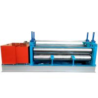 China Thin 0.3mm Sheet Roll Forming Machine Metal Horizontal Round Wave for sale
